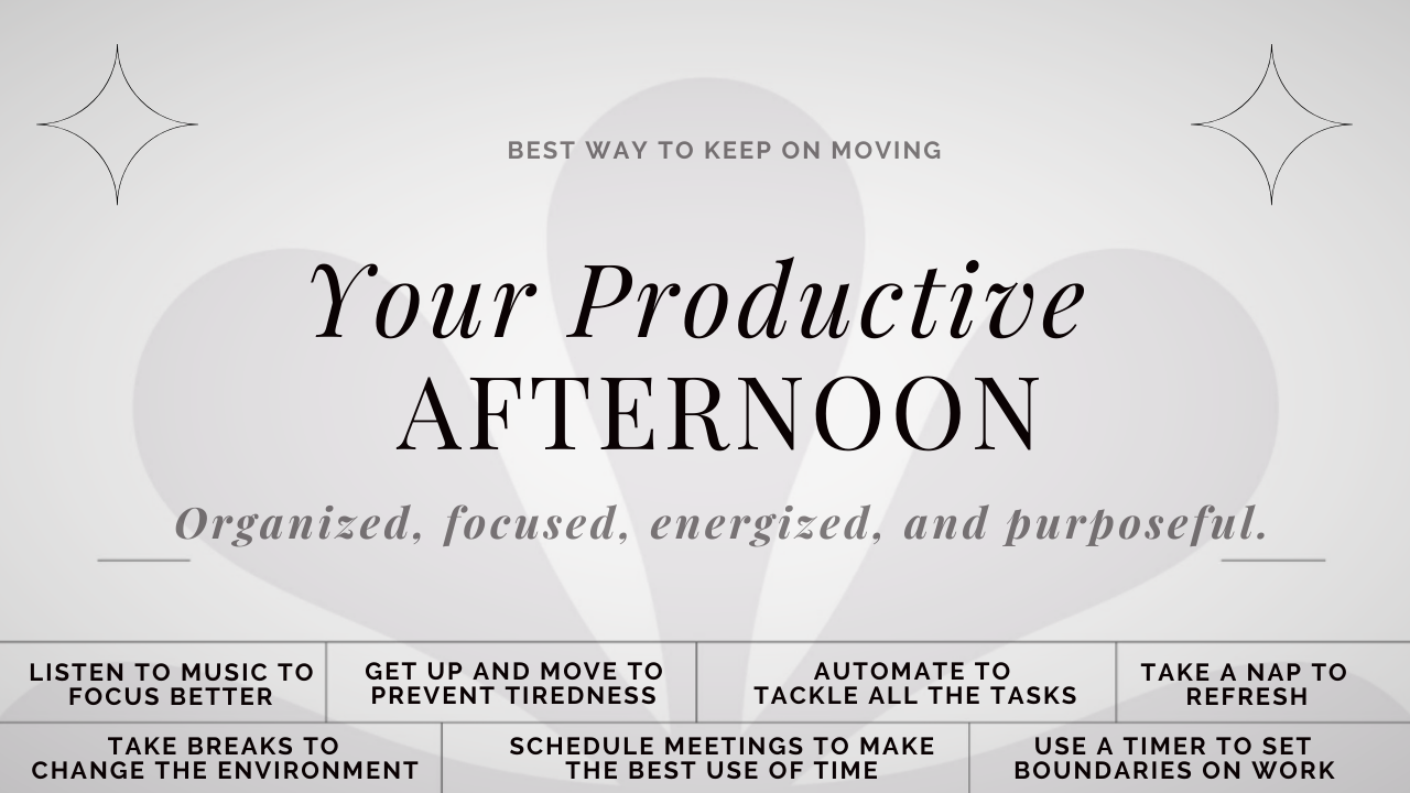 How to Increase Personal Productivity and Feel Productive