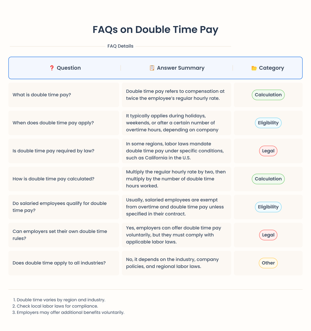 What Is Double Time Pay And How To Calculate It?