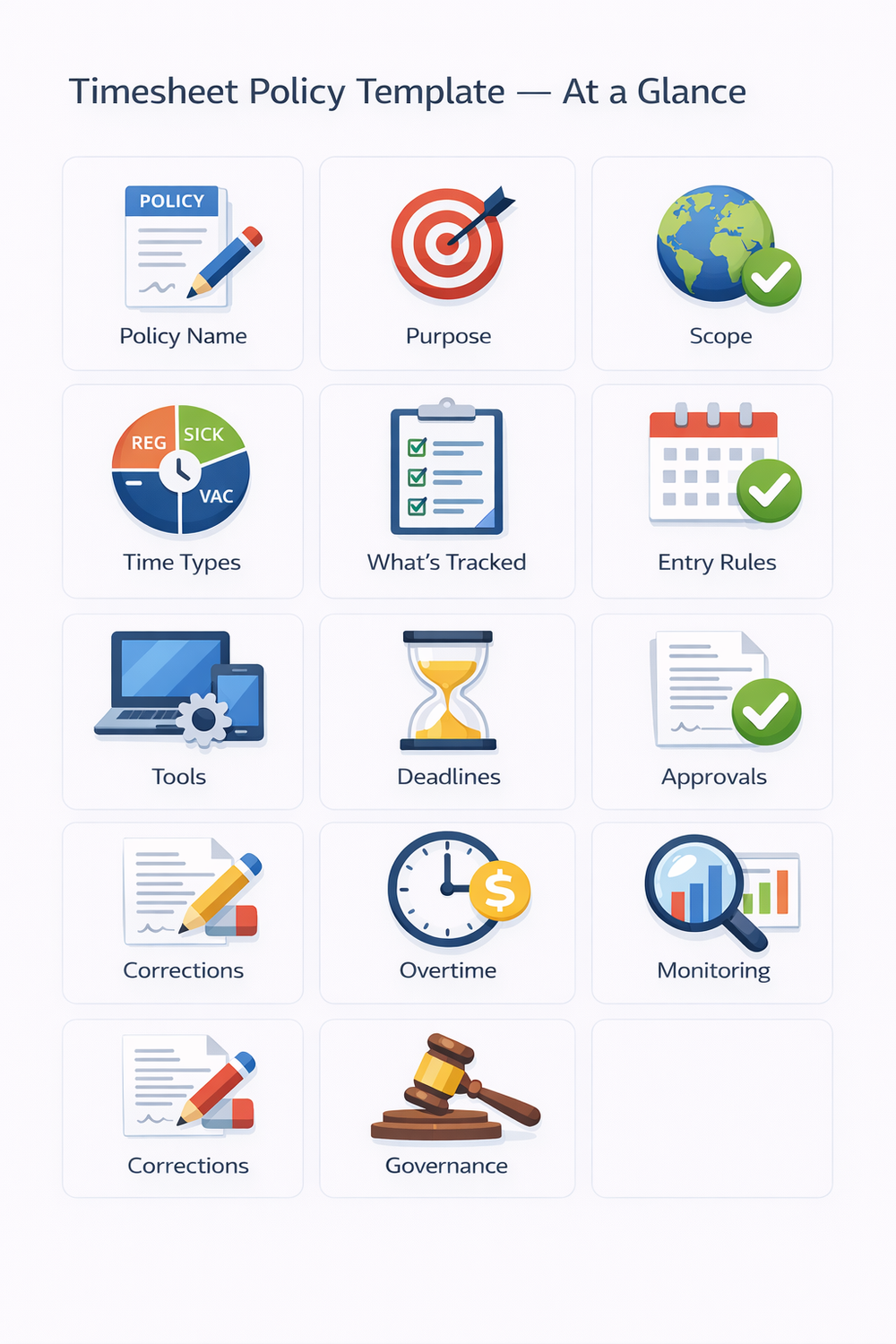 How to Create a Timesheet Policy (Step-by-Step)