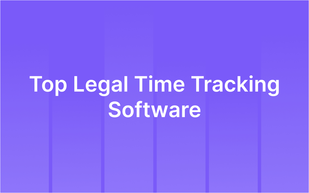 Top 5 Legal Time Tracking Software in 2026