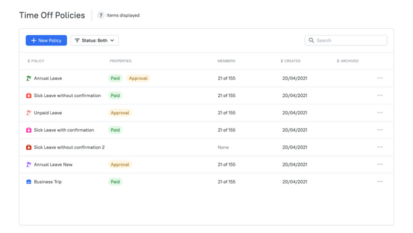 Team Leave and PTO Tracker