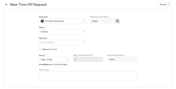 Team Leave and PTO Tracker