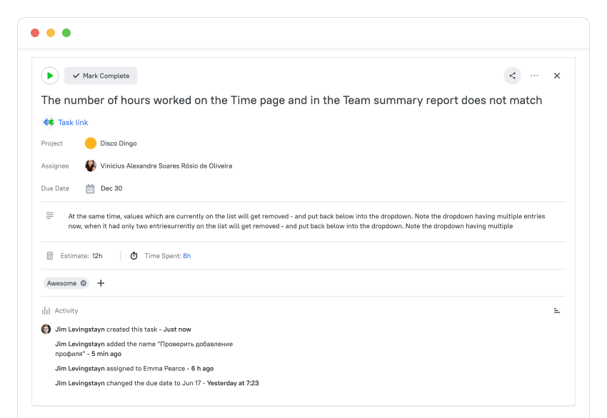 TMetric Guide to Task Management