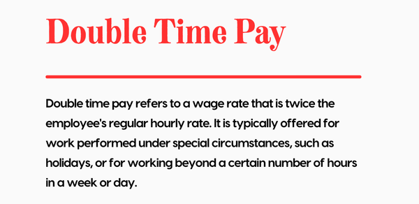 What Is Double Time Pay And How To Calculate It?